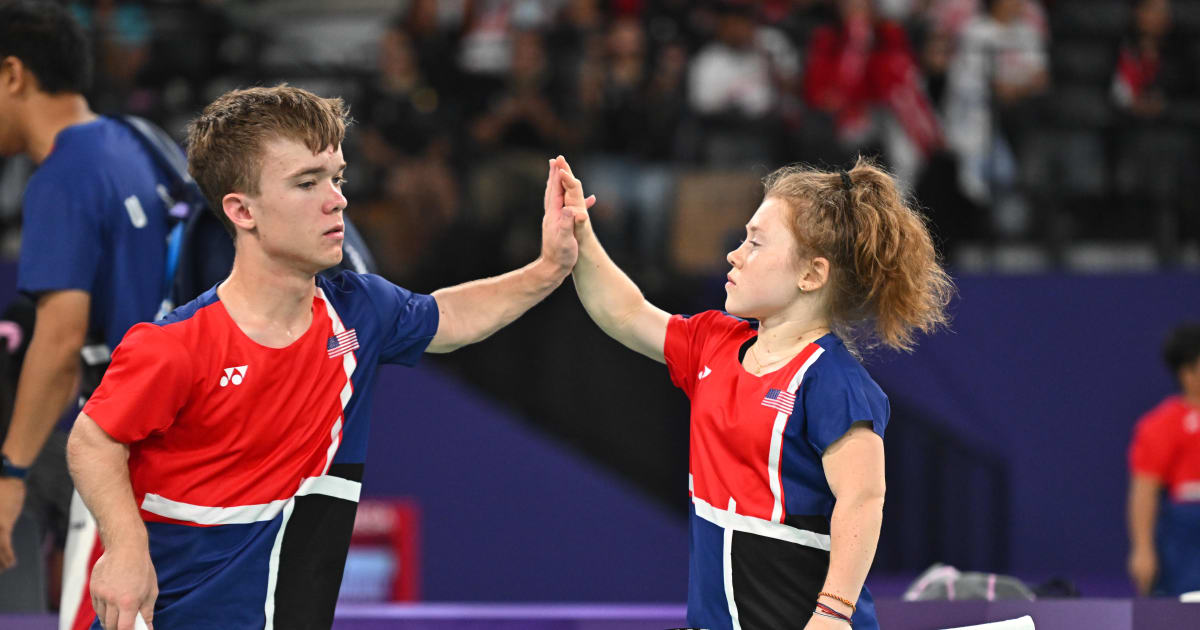 Team USA | Miles Krajewski and Jayci Simon Secure Silver, the First-Ever Paralympic Badminton ...